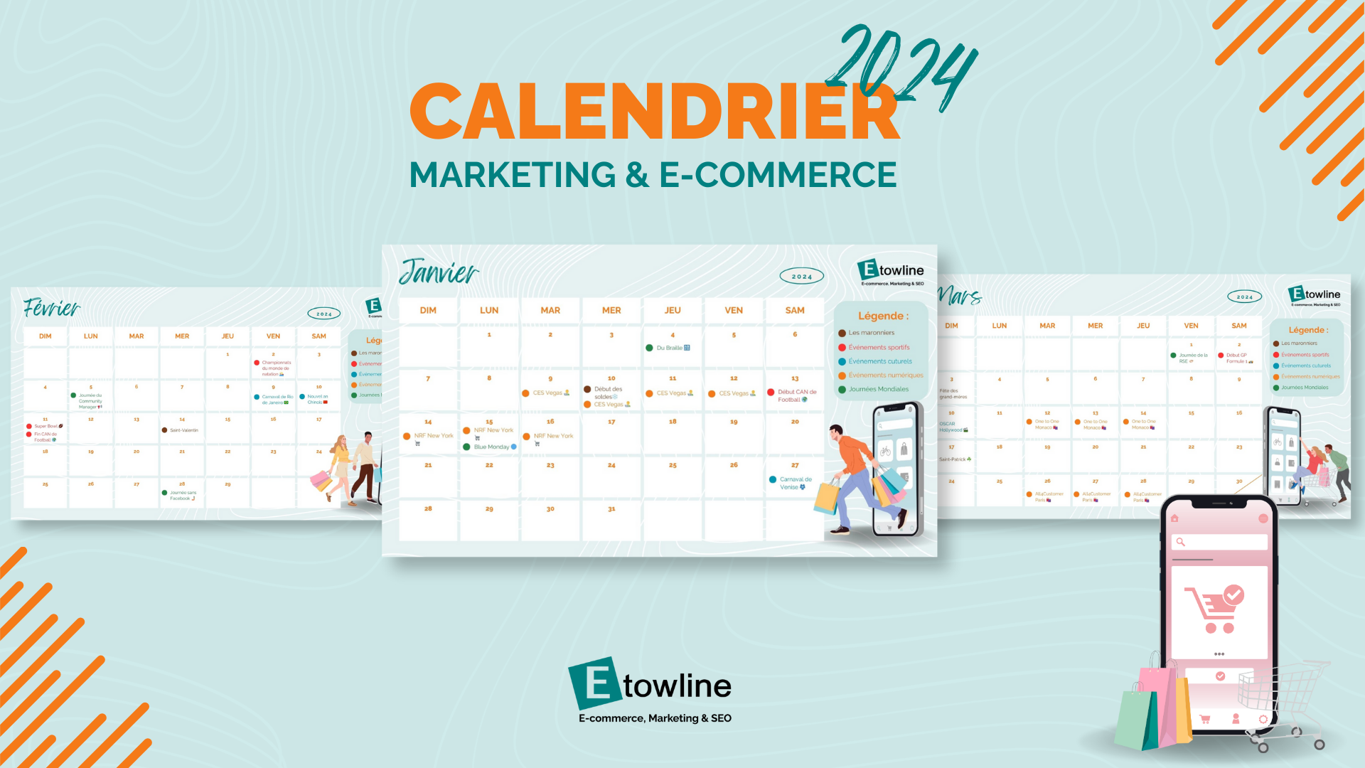 Calendrier Marketing et E-Commerce 2024